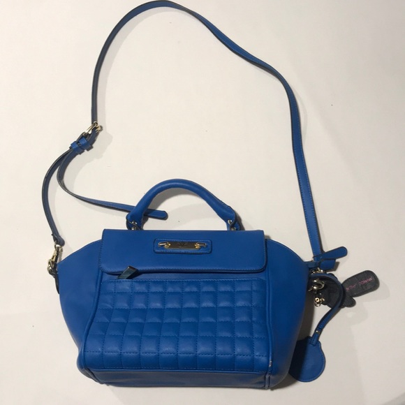 Versace | Bags | Versace 969 Blue Shoulder Bag | Poshmark